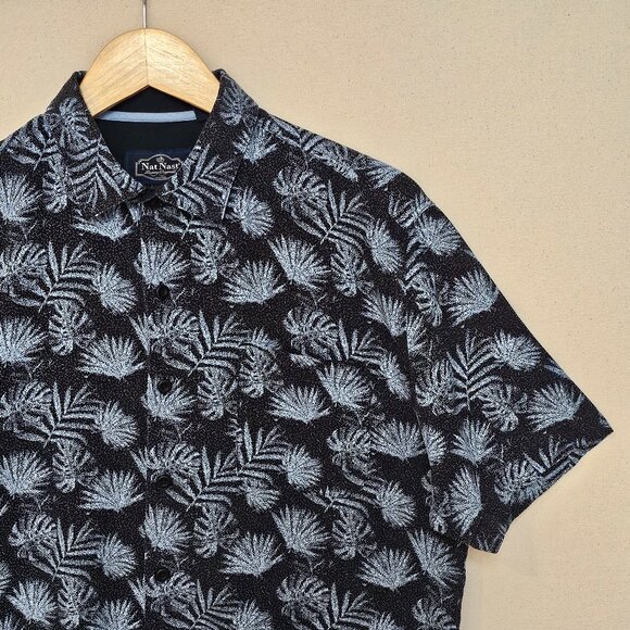 Nat Nast | Shirts | Nat Nast Short Sleeve Floral Print Silk Blend ...